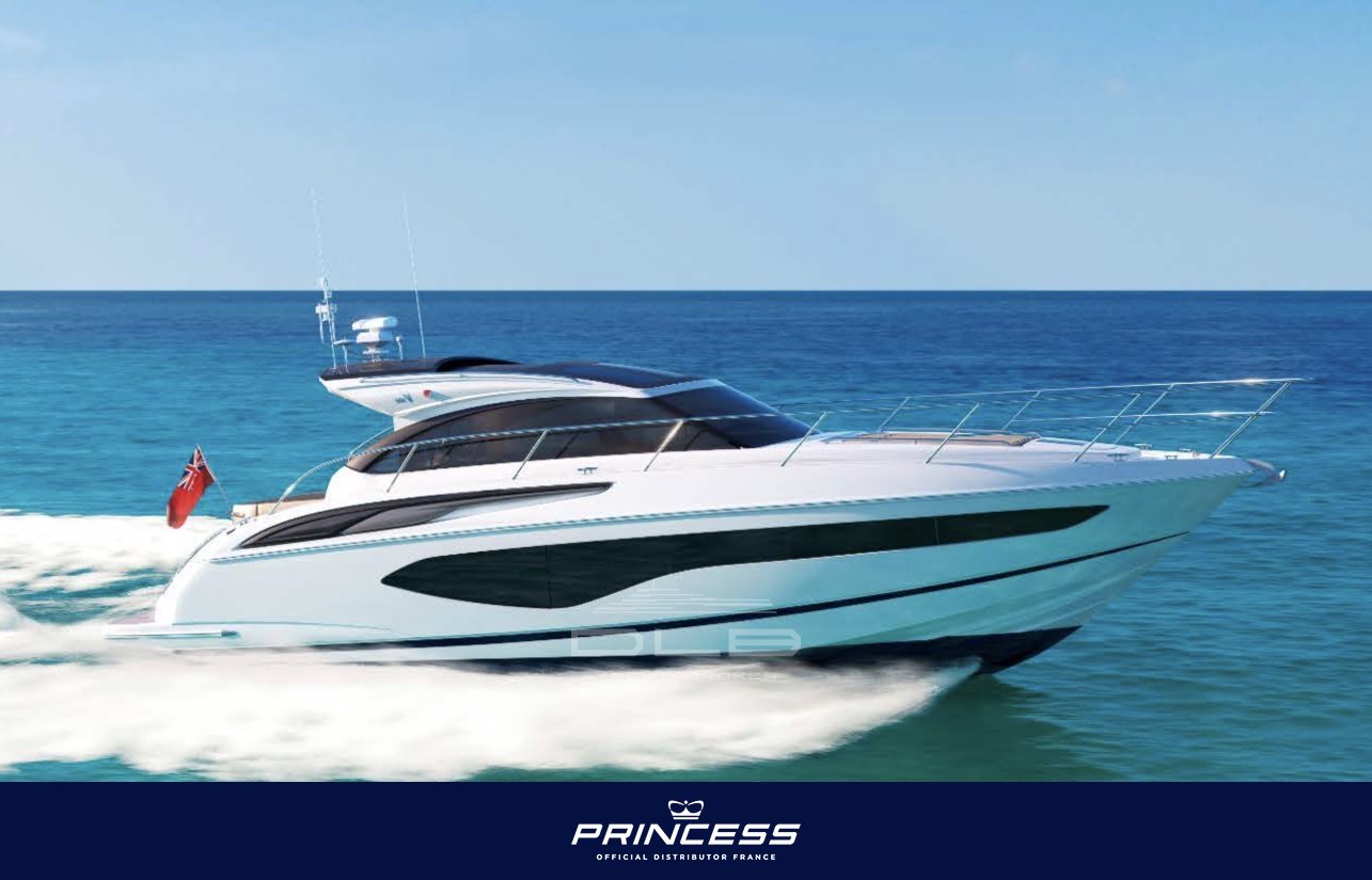 PRINCESS V50 DECK SALOON Second-hand - DLB Yacht Broker
